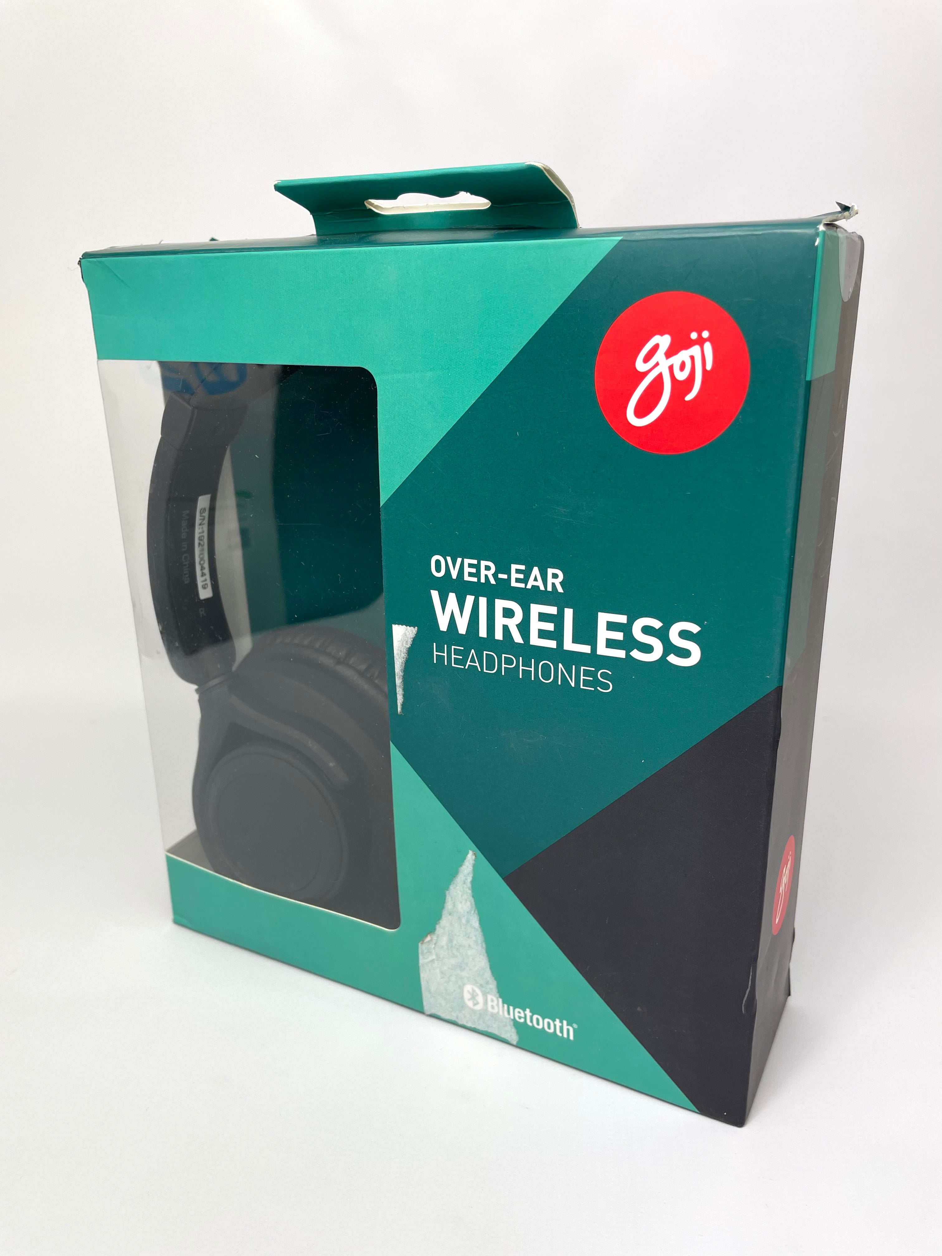 Goji Over-Ear Wireless Bluetooth Headphones in Black - Clearo