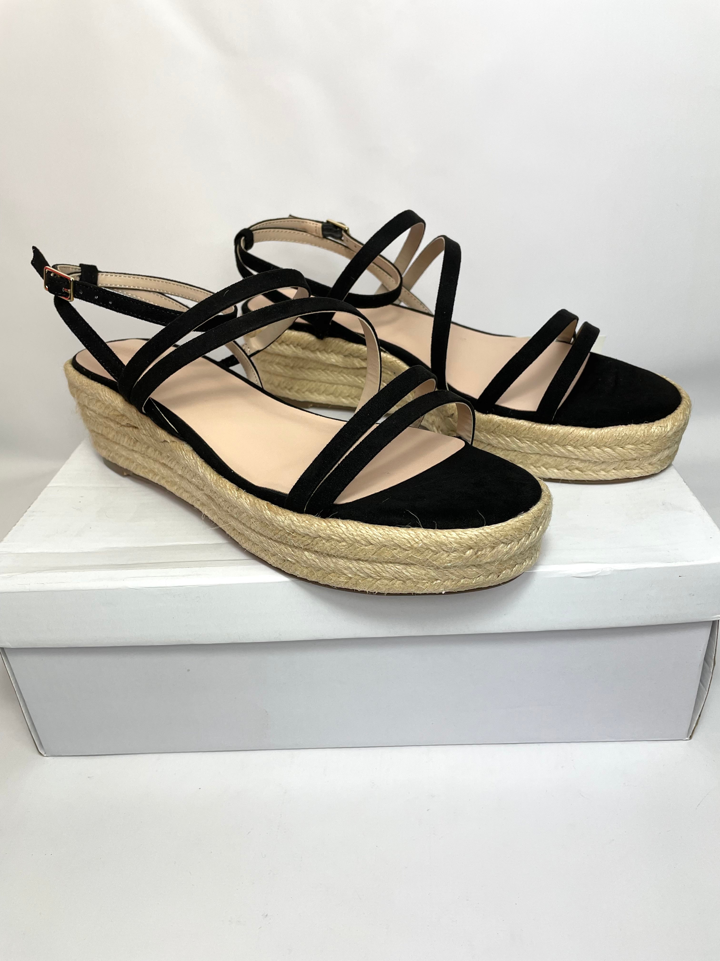 Women's Wicker Heels Sandals UK 5 / EU 38 - Clearo